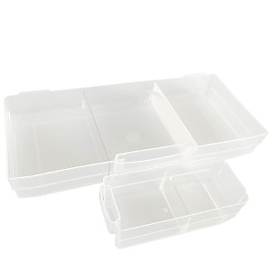 AUTUMN Dividers for Cabinet, Designed to fit StoreHouse Plastic 40 Bin Organizer, 40 small thin and 2 large dividers