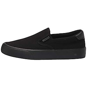 Lugz Womens Clipper Slip On Sneakers Shoes Casual - Black - Size 7.5 B