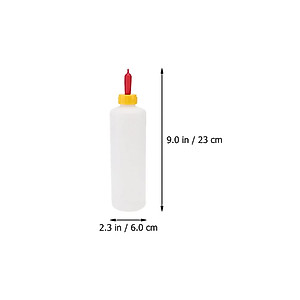 10Sets Goat Feeder Goat Bottles for Feeding Baby Goats 400ML Feeding Bottles Lamb Bottles Plastic Bottles Milk Feeder Bottles for Farm