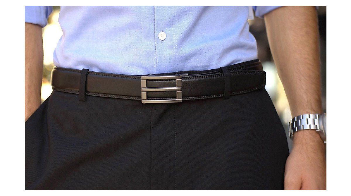 KORE Men's Leather Track Belt – Adjust for Comfort
