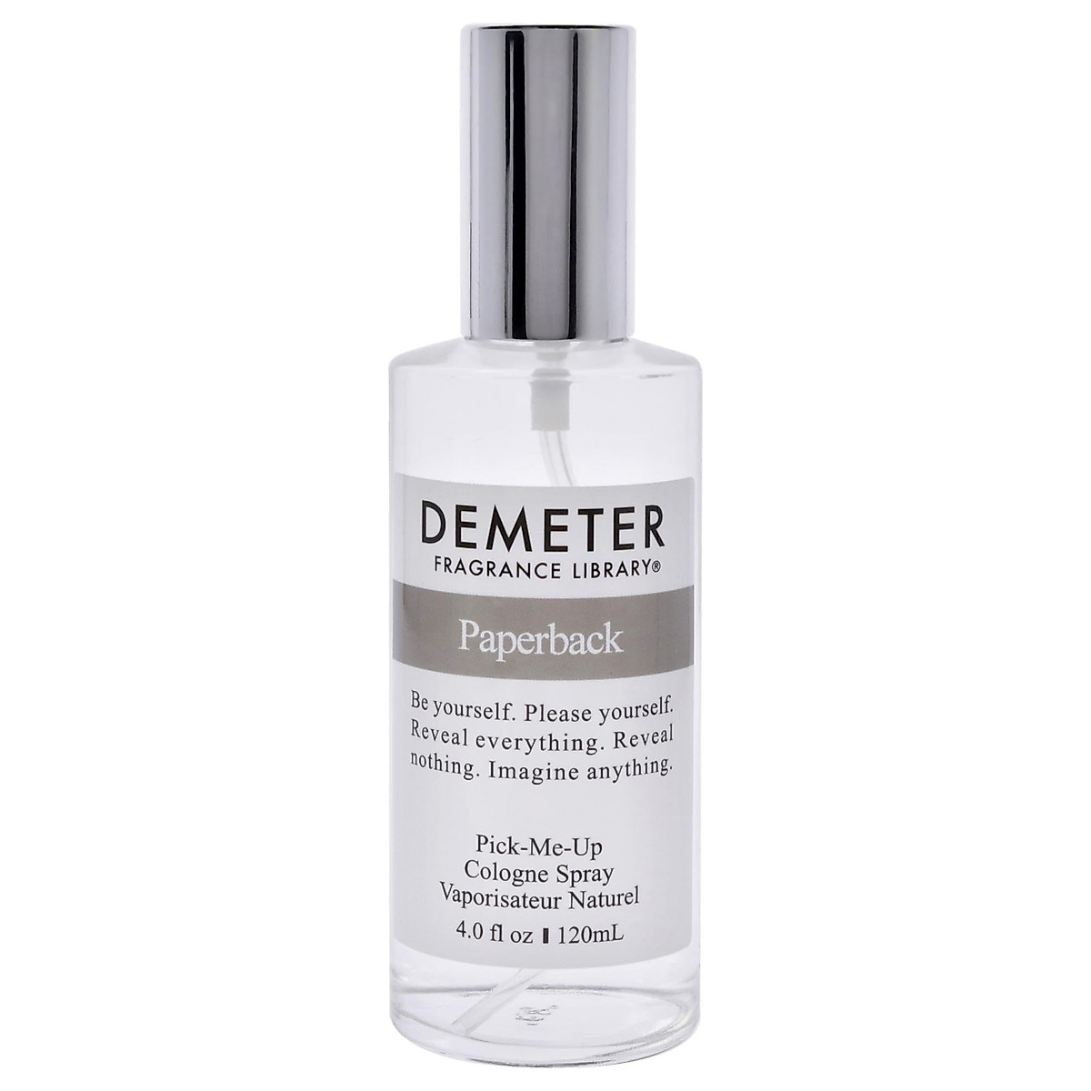 Demeter Paperback Cologne Spray for Unisex, 4 Ounce