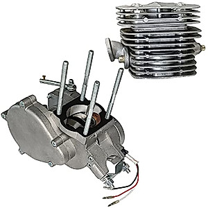 CDH110cc Replaement of Top End Cylinder Set and Bottom End Crank Set with Iron Sleeve Cylinder for 2 Stroke kit 84CC/85CC