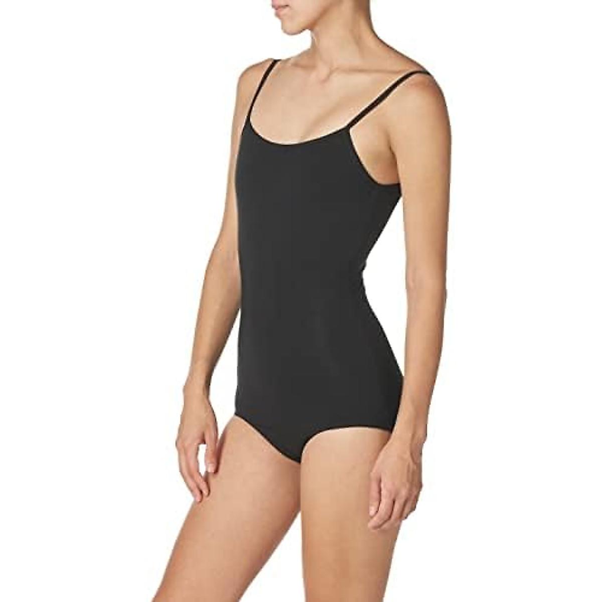 Capezio Women's Classic Camisole Leotard with Adjustable Straps, Black, Small