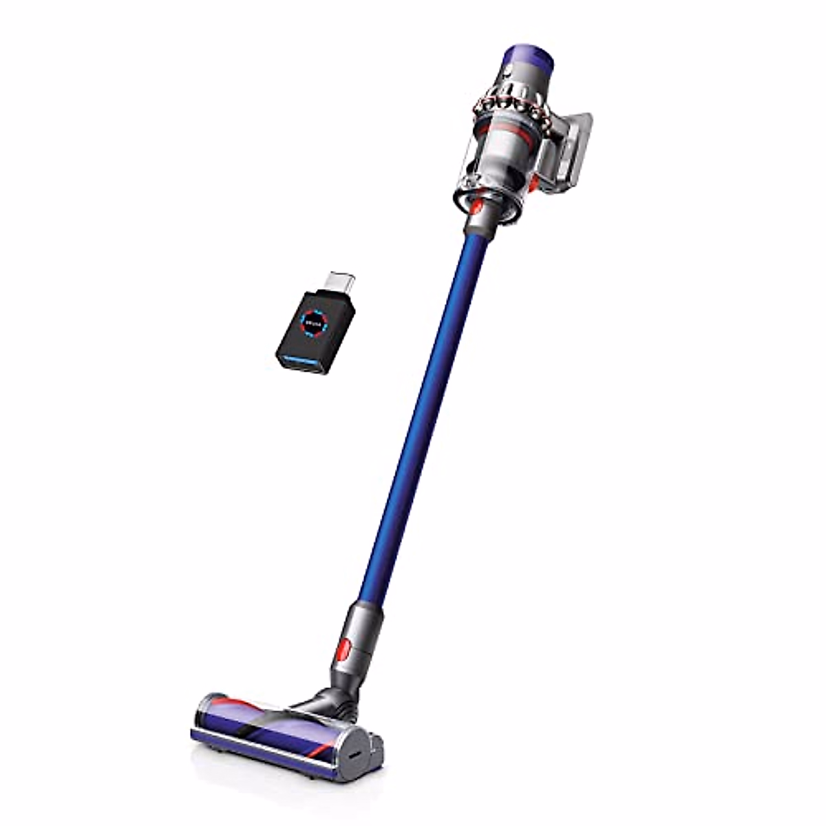 Dyson V10 Allergy Cordless Stick Vacuum Cleaner | Up to 60 Min Runtime | Fade-Free Power | 14 Cyclones | Hygienic Bin Emptying | Whole Machine Filtration | Wall Mounted + USB-C Adapter