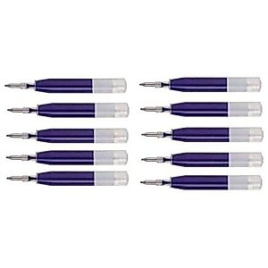 10 Cross Quality Intrepid Blue Rollerball Refills for Ion, Roadster, Vice, Penatia Gelicious, and Matrix Pens. Gel Ink Refills [10 Pack Bulk Pack]