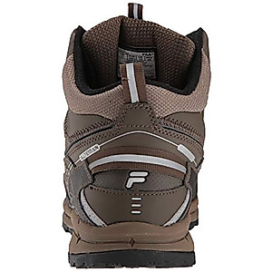 Fila Men's Hail Storm 3 Mid Composite Toe Trail Work Shoes Shoe, Walnut/Major Brown/Gold Fusion, 11 D US