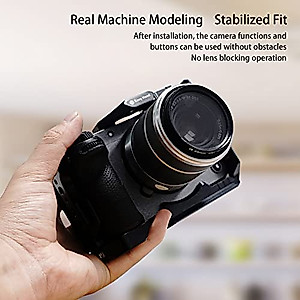 Easy Hood Camera Cage for Sony FX3 F30,Top Detachable Integrated Design Bottom Arca Quick Release Board can Quickly Switch Between Tripod and Stabilizer with Cold Shoe and Multiple Positioning Holes
