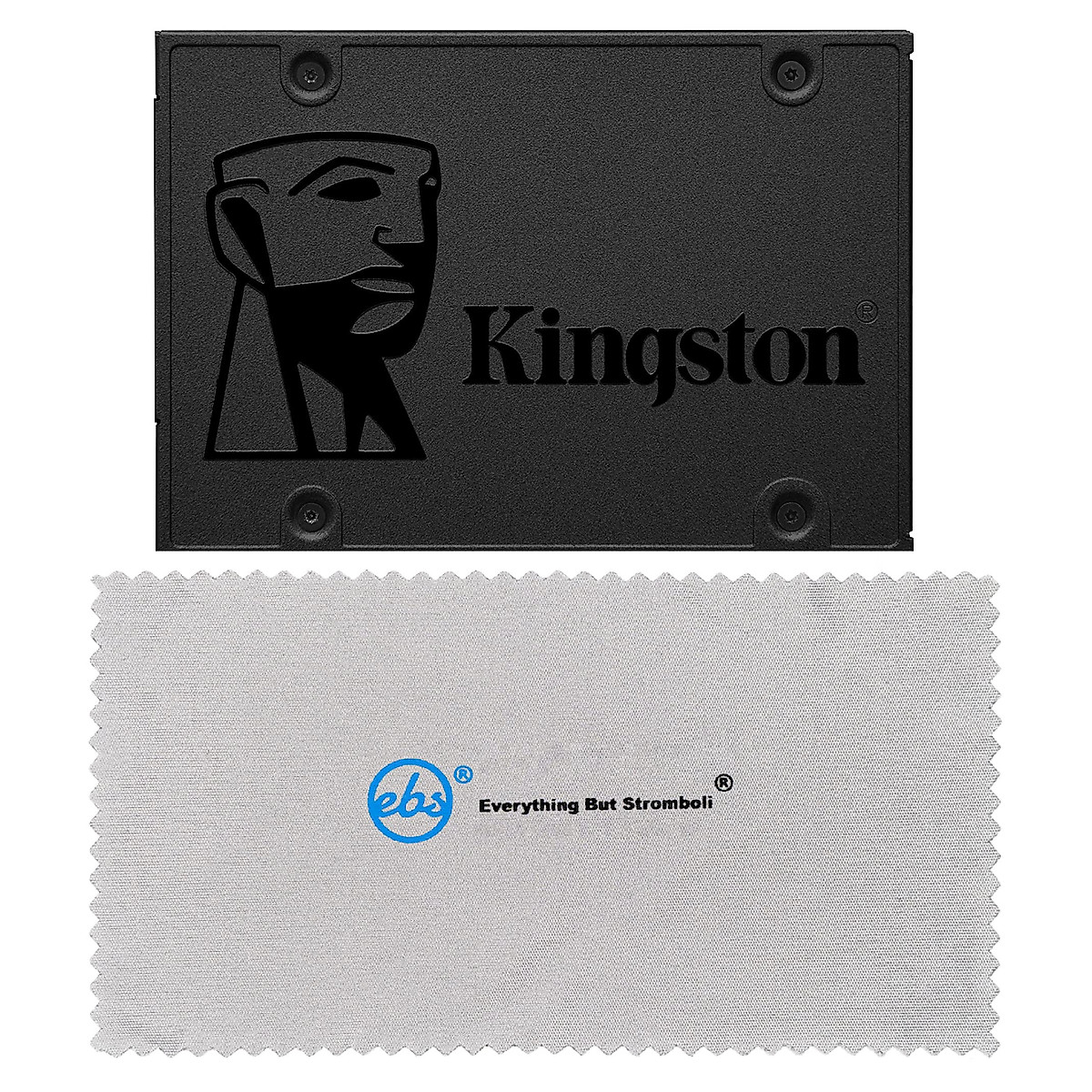 Kingston SSD A400 1920GB 2.5" SATA 3.0 Internal Solid-State Drive Compatible with Gaming PC, Notebooks, Laptops, and Computer (SA400S37/1920G) Bundle with 1 Everything But Stromboli Micro Fiber Cloth