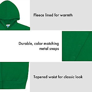 Creative Knitwear College Baby NCAA Officially Licensed Snap Hooded Jacket - Notre Dame Fighting Irish Logo - Kelly - 6-9 Months