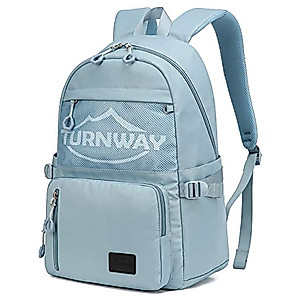 TurnWay Waterproof Lightweight 16” Laptop Backpack/Daypack for Travel, College, Sport, Men and Women
