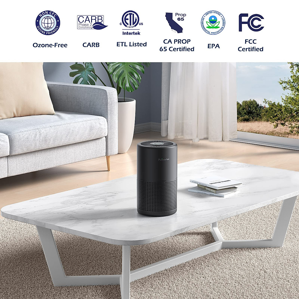 Air Purifiers for Bedroom Home, H13 True HEPA Air Filter, 20db Quiet Air Purifier for Dust Smoke Pollen Dander Pet Odor, Small Air Cleaner for Office Living Room, Ozone Free, 215 ft² Coverage