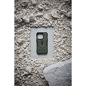 URBAN ARMOR GEAR UAG Designed for iPhone 14 Pro Case Green Olive 6.1" Pathfinder Built-in Magnet Compatible with MagSafe Charging Slim Lightweight Shockproof Dropproof Rugged Protective Cover