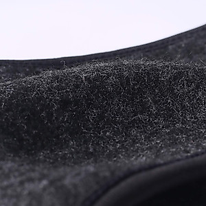 Women’s Ponytail Headband Ear Warmer Head Wrap Yoga Hair Band Running Sweatband (Bigger-Black)