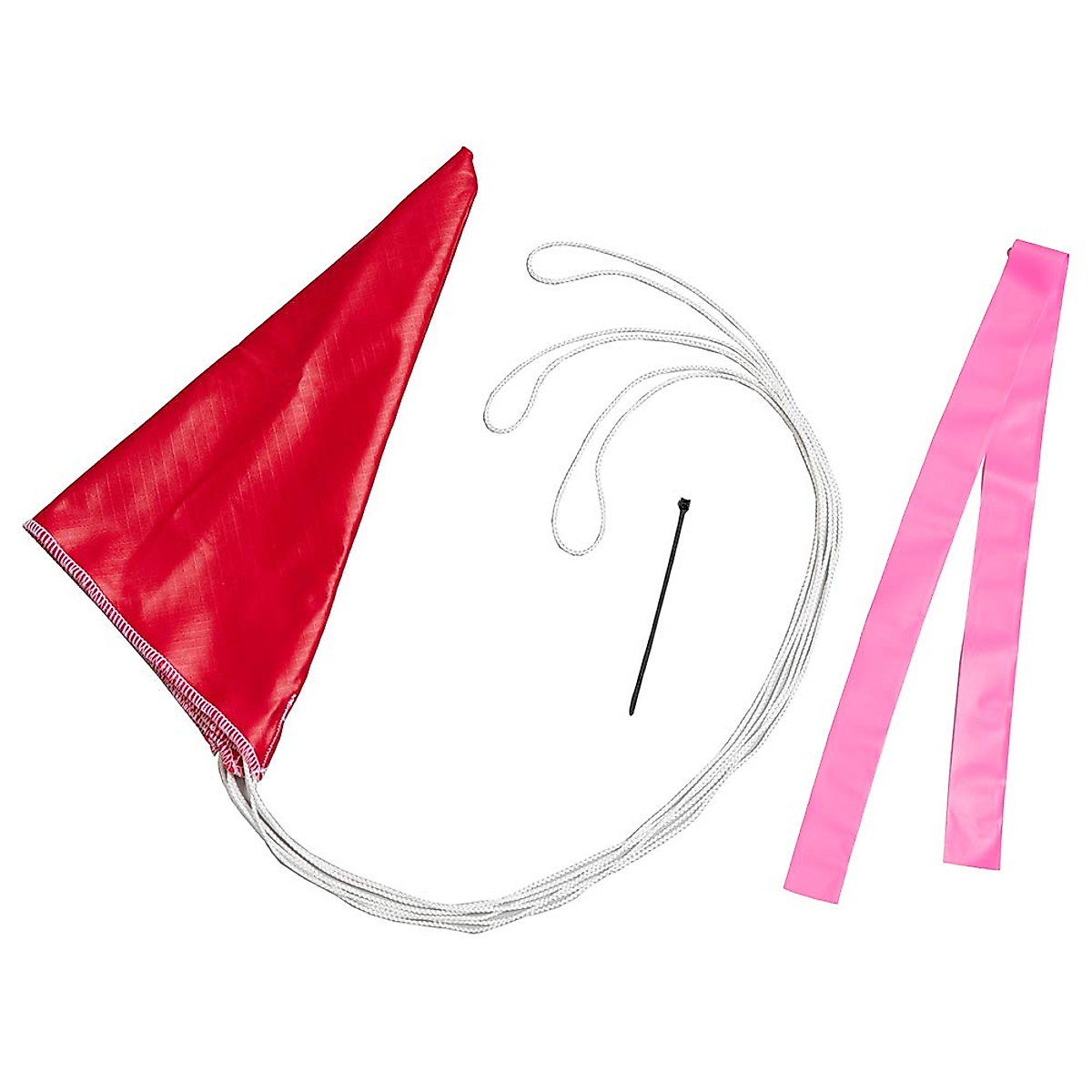 Relationshipware StratoChute 24" Red Rip-Stop Nylon Parachute for Water or Model Rocket