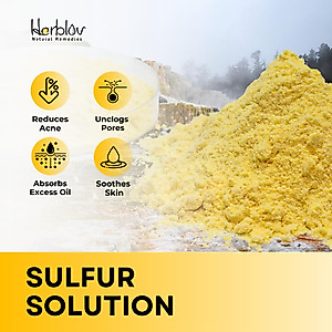 Cleansing 10% Sulfur Soap Bar for Face & Body – Natural Shine Control Facial Cleanser for Acne, Oily Skin – Made in USA Healing Skincare Wash with Lemongrass, Tea Tree Oil, Vitamin E, Coconut Milk