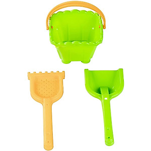 BLUE PANDA Sand Castle Toys for Kids (7 Pieces)