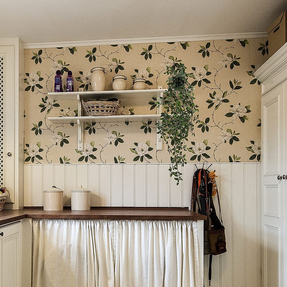 Mizii Artificial Hanging Plants,2 Pack 3ft Ivy Vine Fake Leaves Green Chain for Indoor Outdoor Wall Shelf Home Room Balcony Garden Wedding Decor