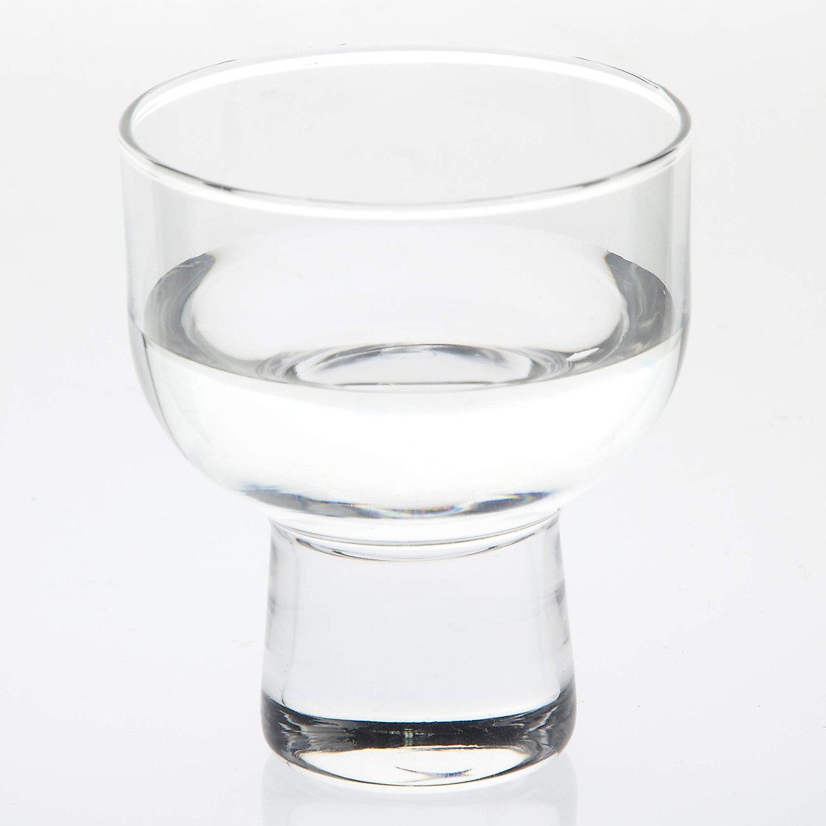 Toyo Sasaki Glass J-00300 Cooling Sake Glass, Clear, 4.2 fl oz (125 ml), Cup, Made in Japan, Dishwasher Safe, Pack of 6