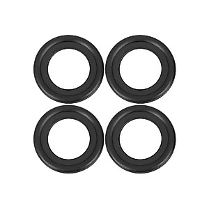X AUTOHAUX 10pcs M14 Car Oil Drain Plug Gaskets Replacement 323513 5066453 F5TZ6734BA Black