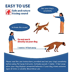 Gutes Leben Dog Instructor Spray, 70ml Spray Corrector Dog Trainer, Safe Humane & Effective Stop Barking, Jumping Up, Food Stealing, Dog Fights & Attacks, Help Stop Unnecessary Dog Behaviour (2 Pack)