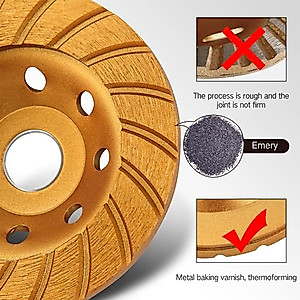 KSEIBI 644052 Super Turbo Diamond Cup Wheel 4-1/2 Inch (115 mm)