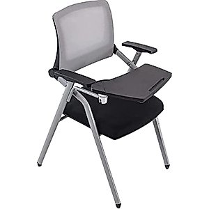YOYAL Office Chair Training Chair with Writing Board Comfortable Folding Chair Office Computer Chair, Bearing 150kg (Size: 57 * 49 * 86cm)