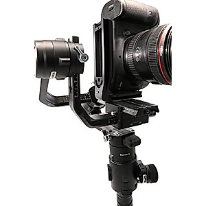 DSLR Camera L Bracket Quick Release Plate Vertical Horizontal Switching Tripod Quick Release Plate Compatible with Canon Nikon Sony DJI Osmo Ronin Zhiyun Stabilizer Tripod Monopod