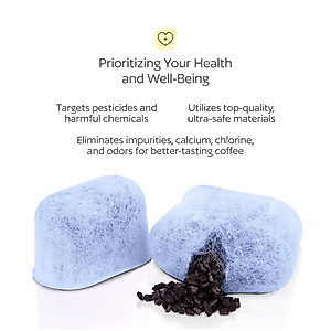 12 Water Filters for Keurig K-Mini, K-Slim, K-Duo, K-Supreme, K-Classic, K-Elite, K-Select, K-Cafe, K-Compact, K-Express - Universal Fit Replacement Water Filter for Keurig Coffee Makers