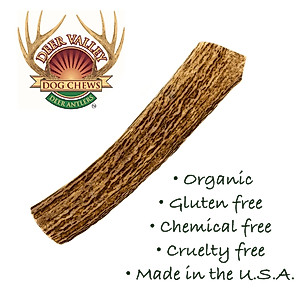 Deer Valley Chews Premium Deer Antler for Dogs - Medium 5-7 Inches Long, 3 Pack - All Natural Dental Treat for Teething and Chewing - Premium Grade, Naturally Shed