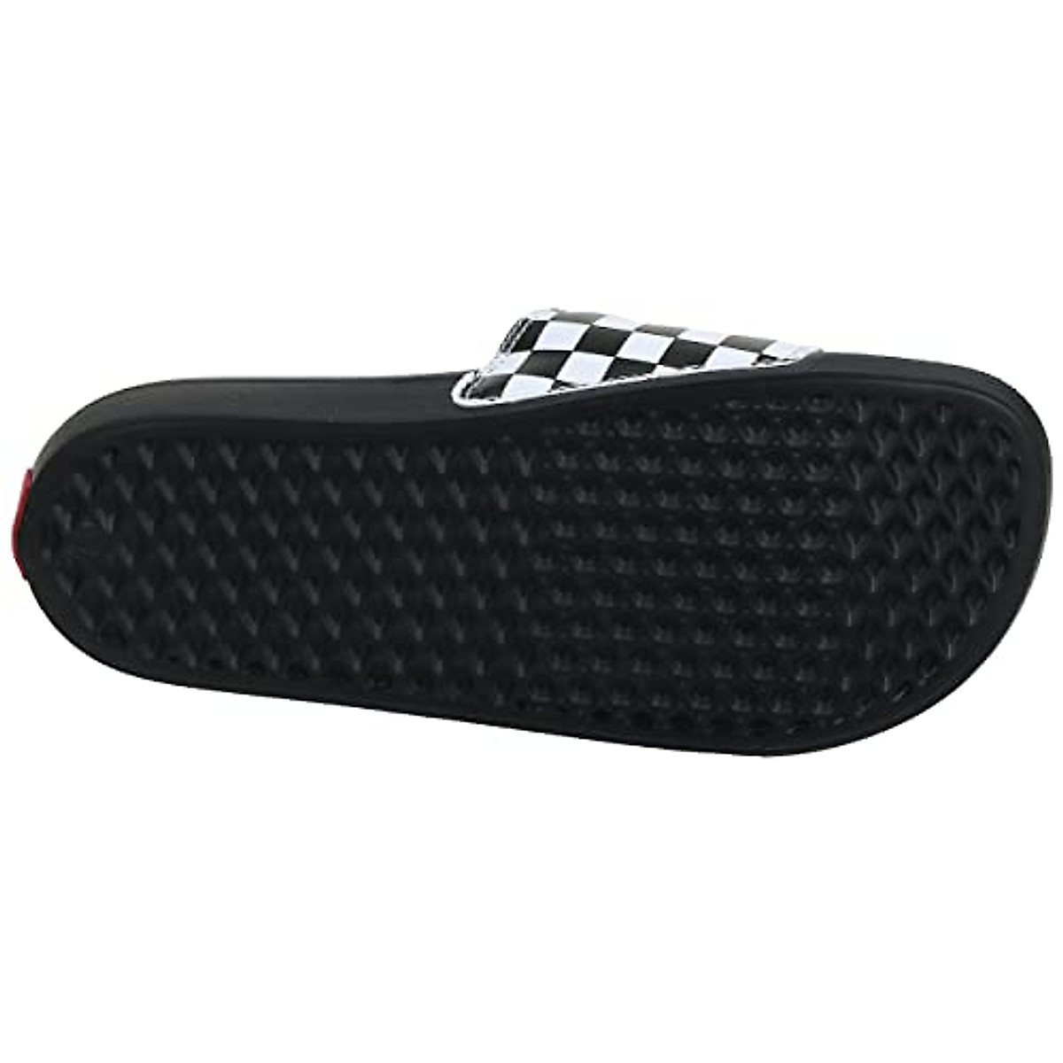 Vans La Costa Slide-On (Checkerboard) True White/Black Men's 8, Women's 9.5 Medium