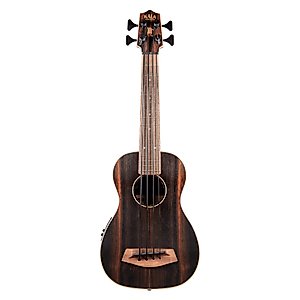 KALA, 4-String Ukulele, Right, Natural (UBASS-EBY-FS)