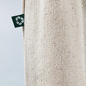 12 Pack Wholesale Recycled Canvas Tote Bags in Bulk 15x16 Heavy Duty Reusable Cotton Cloth Plain Blank Bags