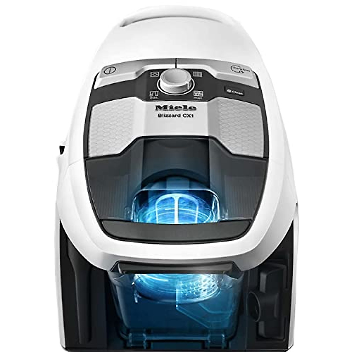 Miele Blizzard CX1 Pure Suction Bagless Canister Vacuum Cleaner, Graphite Grey