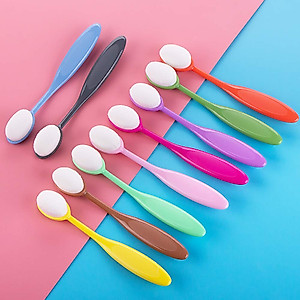 Yoseng Ink Blending Brushes for Card Making,Card Making Supplies,10 Pcs Color-Coded Handles Stencil Brushes,Background Blender Craft Brushes,Paper Crafter Artist Tool,Brush Head Diameter 0.86"