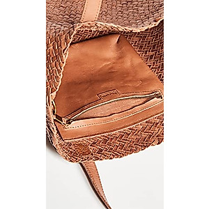 Madewell The Medium Transport Tote: Woven Leather Edition Burnished Caramel One Size