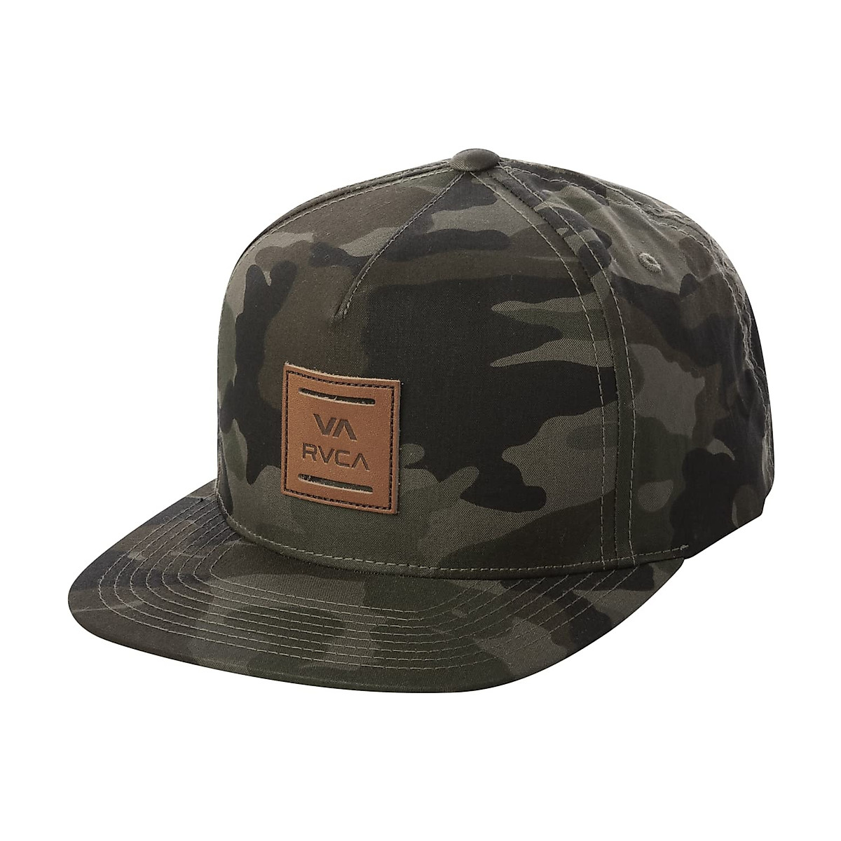 RVCA VA All The Way Snapback Hat Camo One Size
