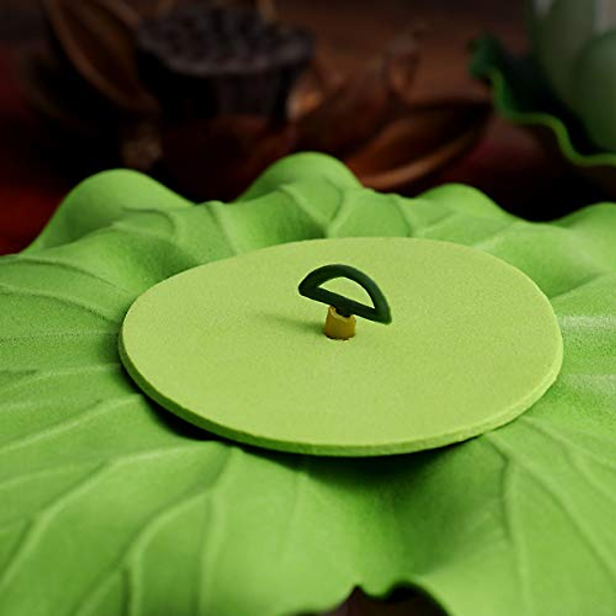 NOLITOY Floating Pool Lights 6pcs Water Plants for Ponds Artificial Floating Lotus, Pond Plants Simulation Flower Pond Fish Tank Decor Ornaments, Live Pond Fish White Ivy Plant Live Lilly Pads