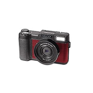 Minolta MND30 30 MP / 2.7K Ultra HD Digital Camera (Red)