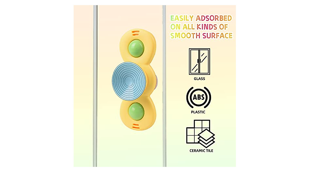 Colorful Suction Cup Spinner Toys for Toddlers