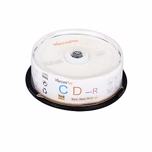 XtremPro CD-R 52X 700MB 80Min CD 50 Pack Blank Discs in Spindle (11038)