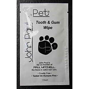 John Paul Pet Tooth & Gum Wipes Foil Pack