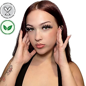 DOLLSTHETIC® - Original Doll | Glitter eyelashes, Thicker and fuller, comfortable lash band, TikTok Viral, 60 Wears Reusable Faux Mink Lashes, 25mm - 1 Pair