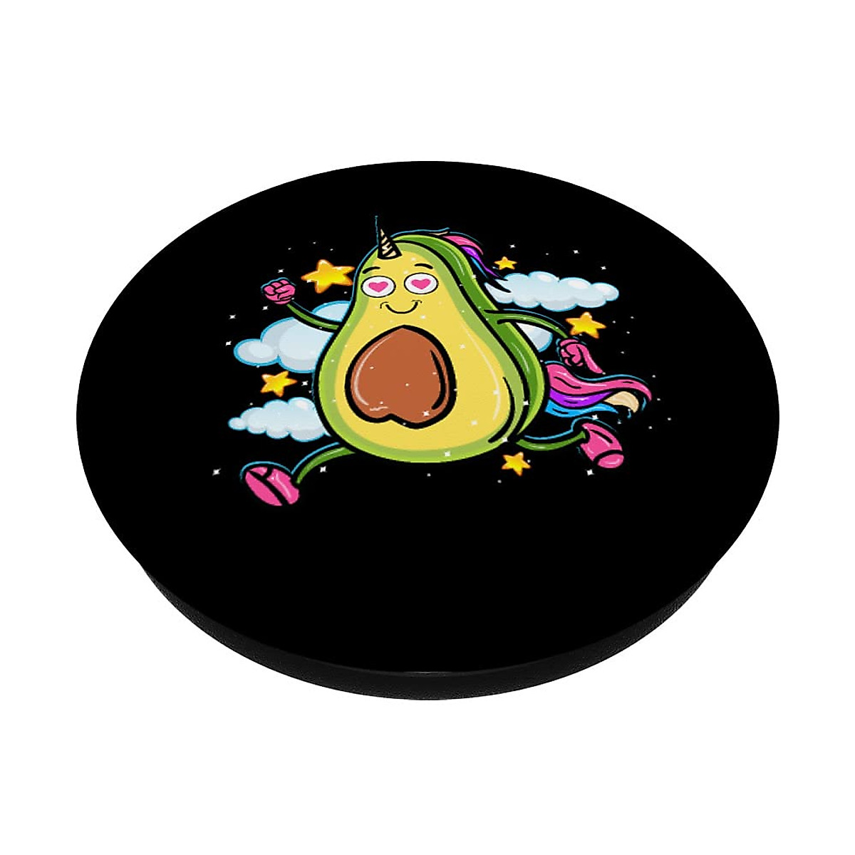 Funny Unicado Avocado Uni-Cado Unicorn PopSockets Swappable PopGrip