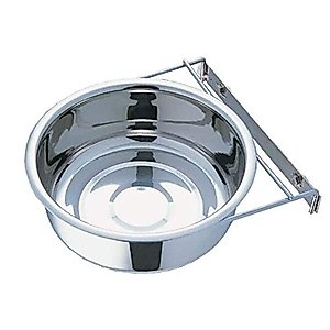 Bonka Bird Toys 800125 64oz Stainless Steel Clamp Cup Cage Aviary Treat Liquid Food Parrot Cockatoo