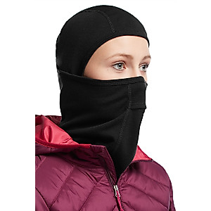 Icebreaker Unisex Merino Oasis Balaclava for Men & Women - Black - One Size