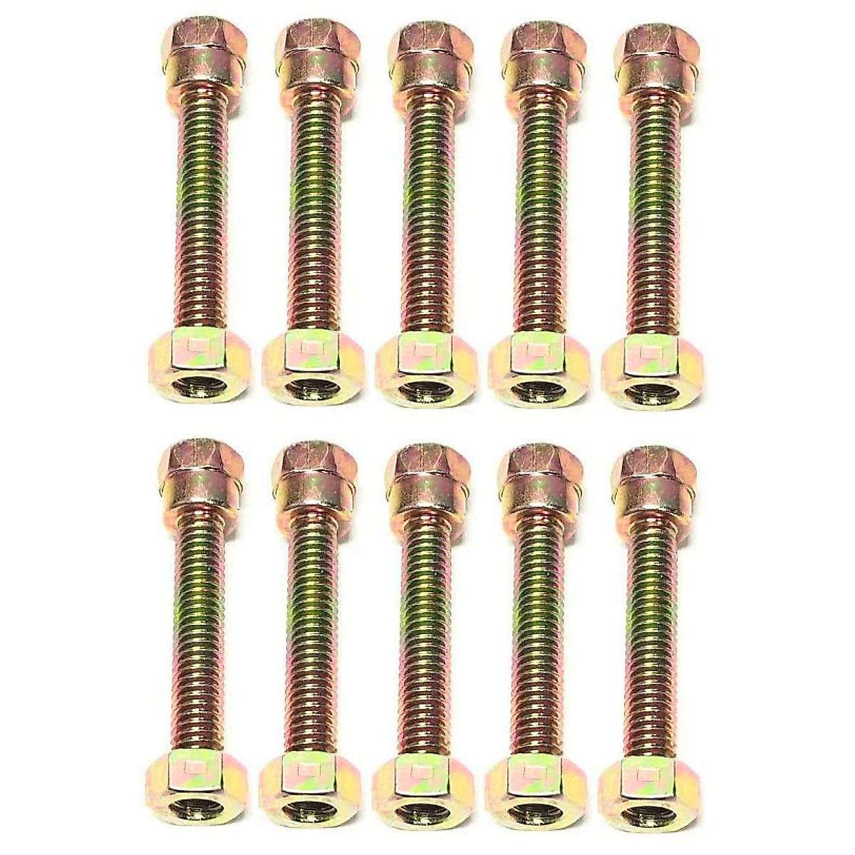 LAWN & GARDEN AMC 10 Snowblower Shear Pins & Nuts Compatible with Part Numbers 301171, 500027, 500027MA, 1501217, 1501217MA