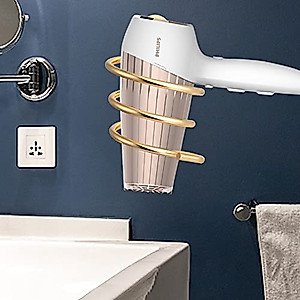 TAEFAR Hair Dryer Holder, Aluminum Hair Dryer Holder for Bathroom and Bedroom