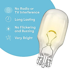 Noa Store 12 Volt 7 Watt Incandescent Light Bulb Pack of 10 Used as Landscape Path Lights, Outdoor Bulb Lights, Decorative Light Bulb, Malibu Light Bulbs, and Night Light Bulbs