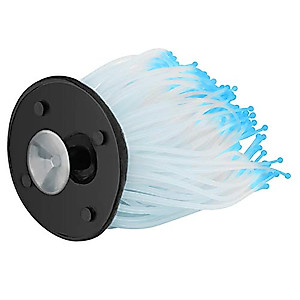 Artificial Sea Anemone Coral Vivid Plant for Aquarium Underwater Ornament Decor Fish Tank Garden Night Light(Blue)