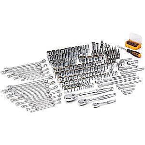 GEARWRENCH 243 Pc. 12 Pt. Mechanics Tool Set in 3 Drawer Storage Box - 80972